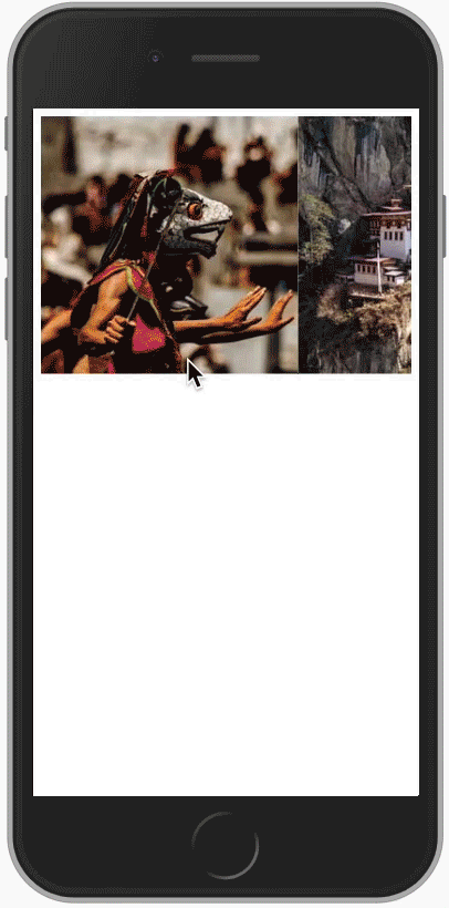 How to implement horizontal scrolling using Flexbox - Nuxt Portfolio Template
